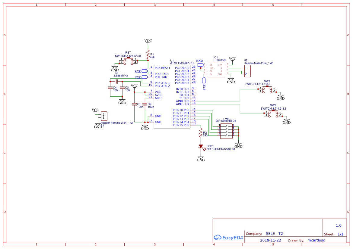 SELE TP2 A2 B04 - EasyEDA open source hardware lab
