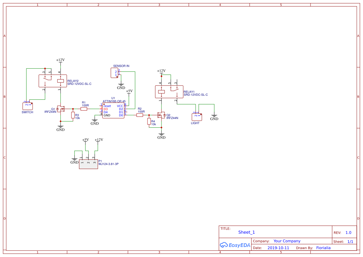 automatic night light with timer based on attiny85 or 45 - Platform for creating and sharing ...