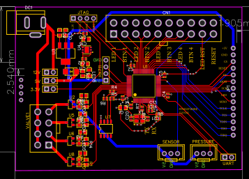 STM32F303RE+TFT - OSHWLab