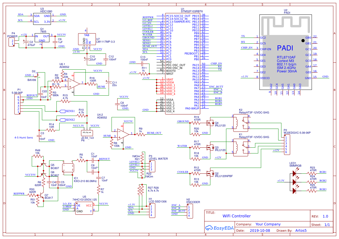 WiFi_controller Урок2 - EasyEDA open source hardware lab