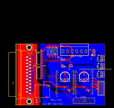 Chimera Laser Cutter Control Board, Simplified version 1.3a - EasyEDA ...