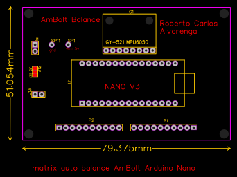 AmBolt Arduino Self-Balancing Robot_v1 - OSHWLab