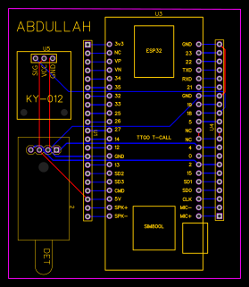 esp32 SIM800L + Flame sensor - OSHWLab