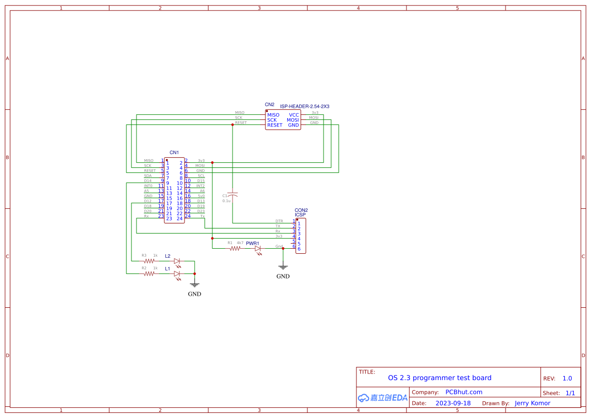 Sprinkler Controller 2.3 Programer / Test Adapter - EasyEDA open source ...