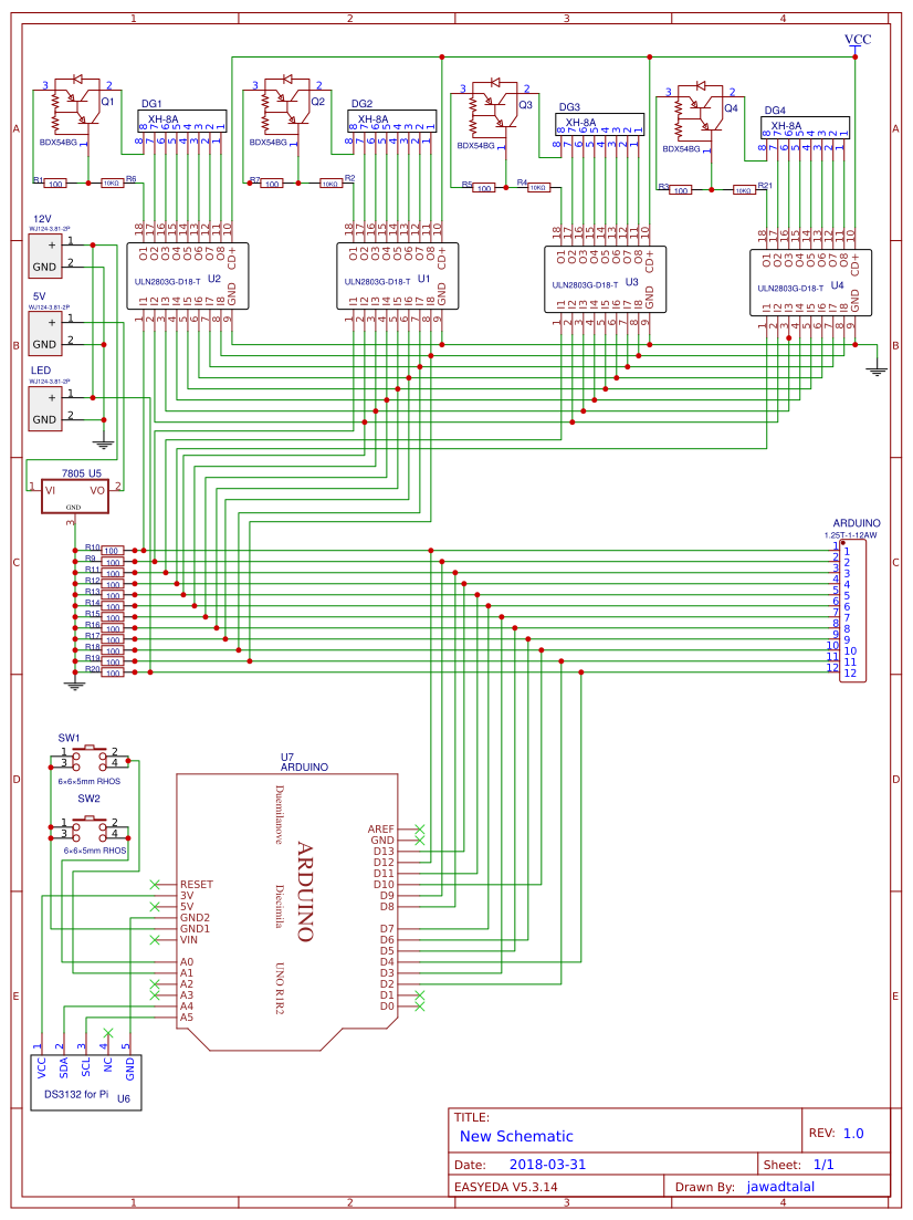 ali matouk Arduino Project - EasyEDA open source hardware lab