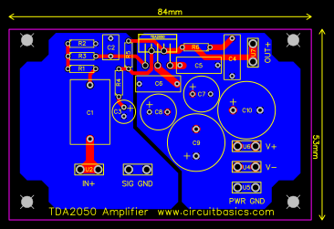 TDA2050 Amplifier copy - OSHWLab