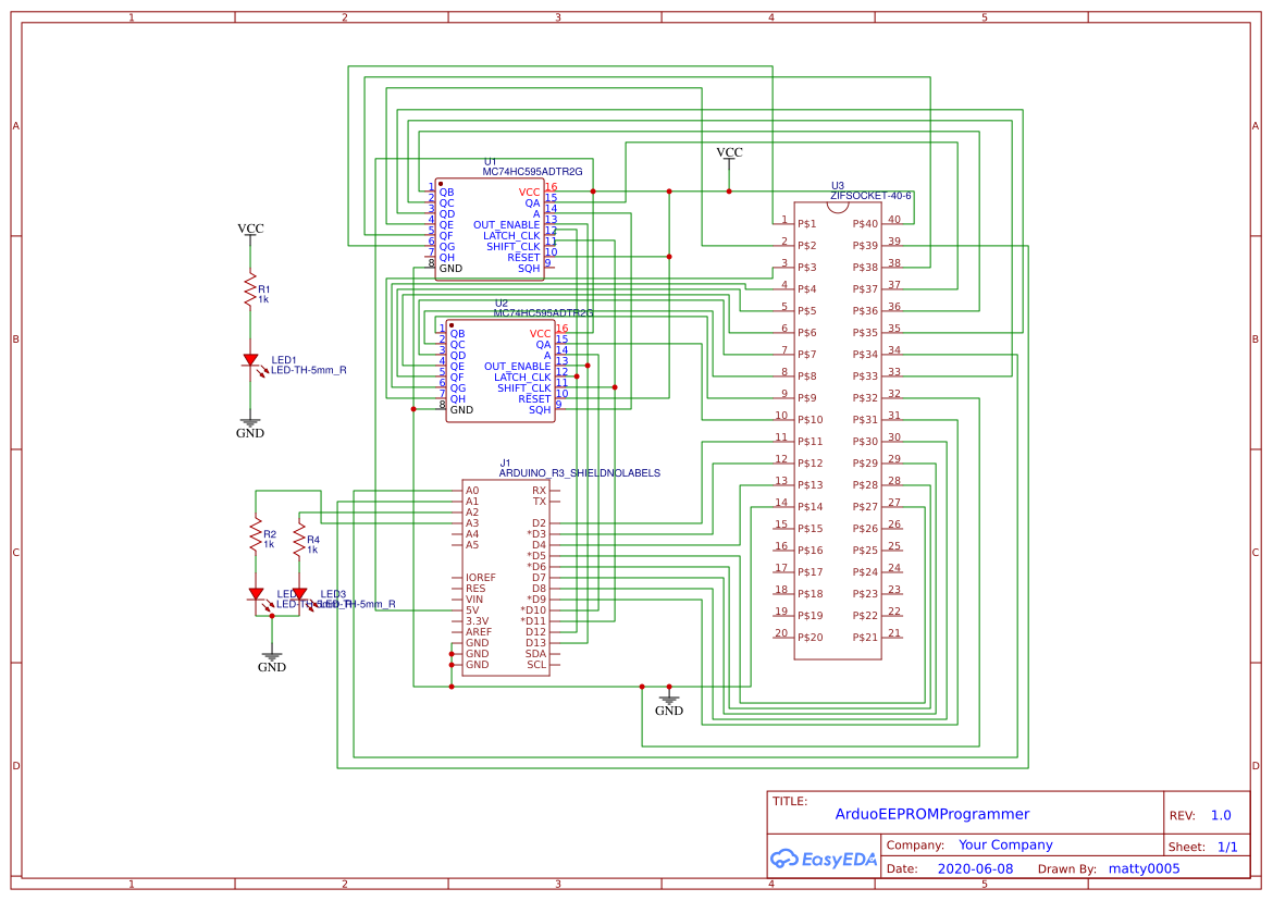 ArduEEPROMProgrammer - EasyEDA open source hardware lab