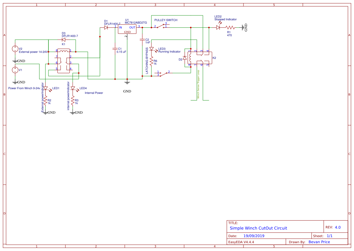 Winch pulley Cut out v5 - Platform for creating and sharing projects - OSHWLab