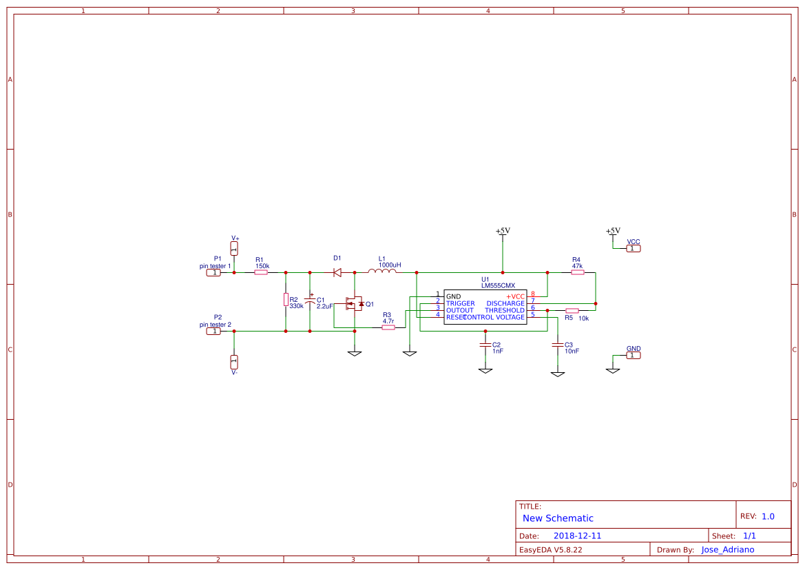 LED Tester 555 - EasyEDA open source hardware lab