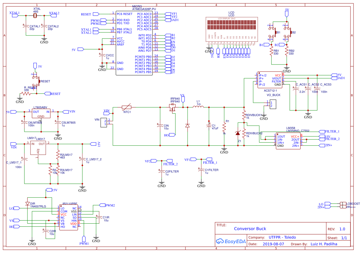 Conversor Buck - OSHWLab