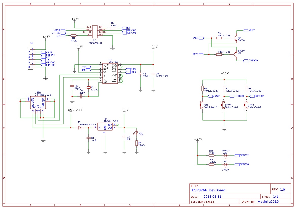ESP8266_01_DvBrd - EasyEDA open source hardware lab