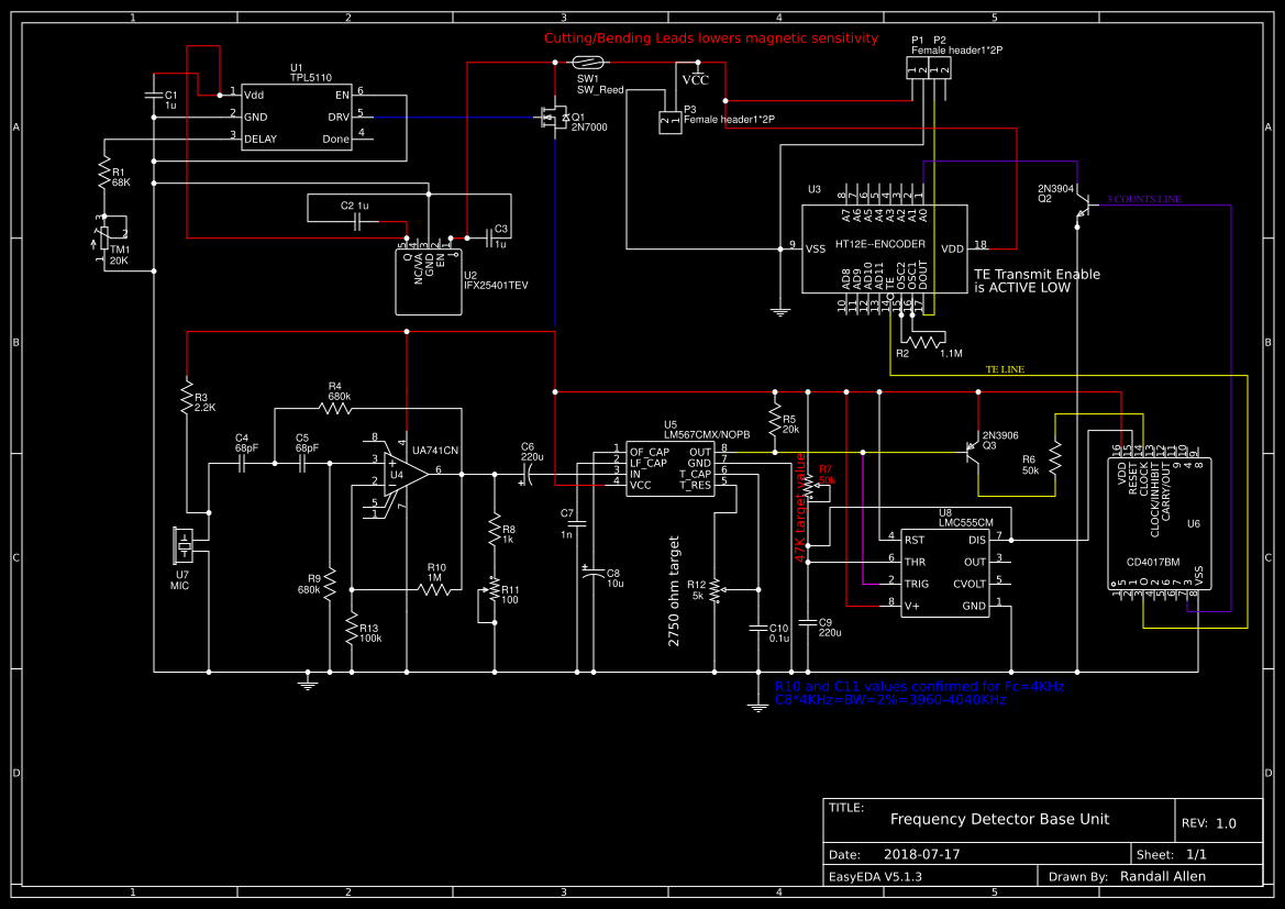 Tone Detection and Counting RF Transmitter Circuit - Platform for ...