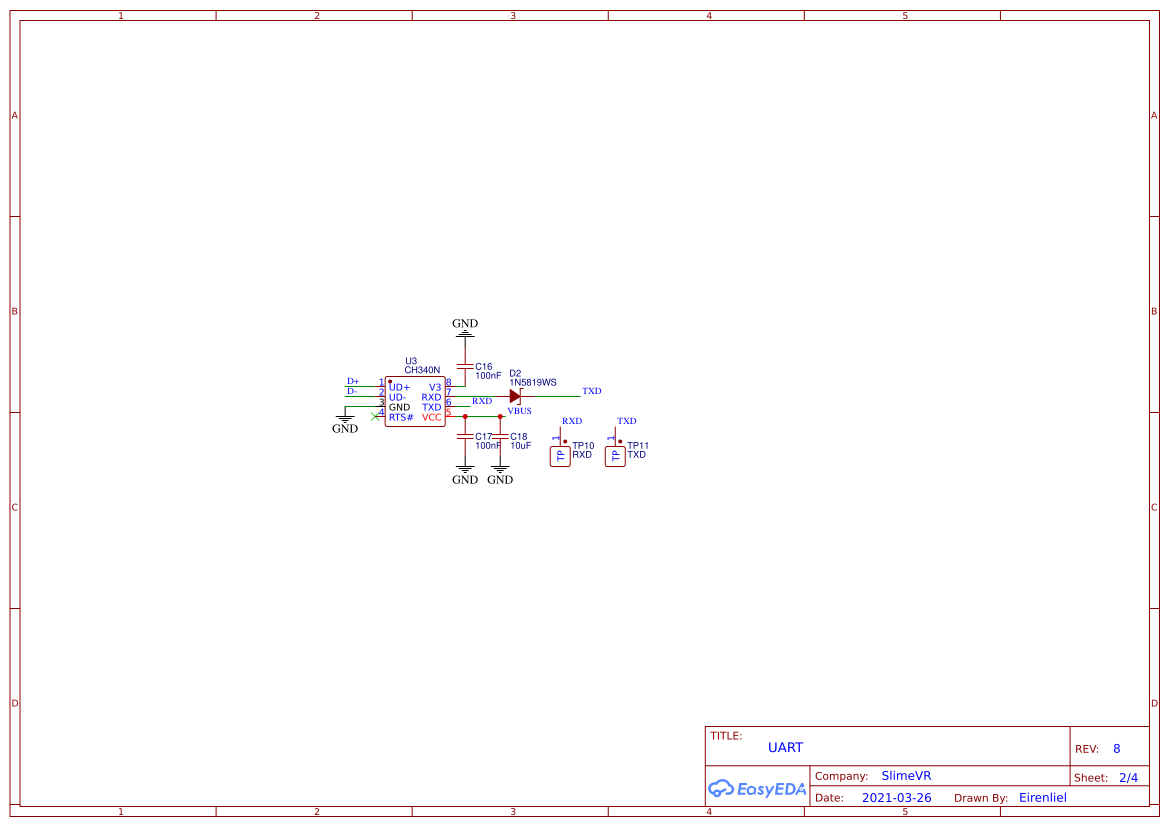 SlimeVR R11 Edit (through-hole FLASH) - OSHWLab
