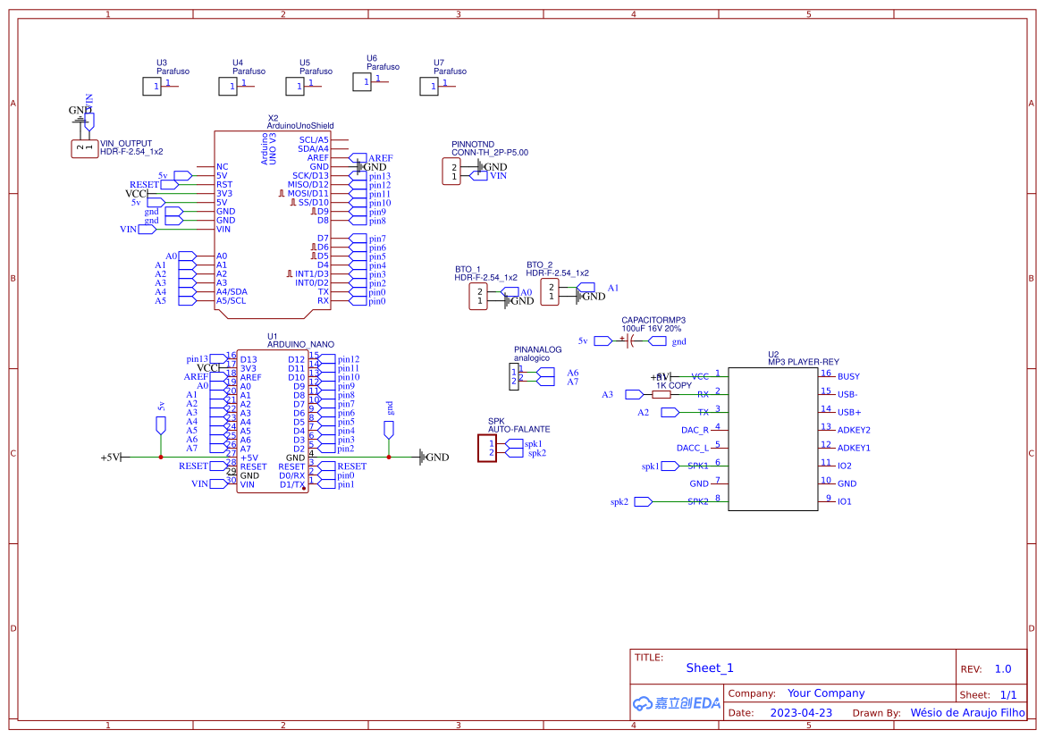Placa para passa ou repassa arduino - OSHWLab