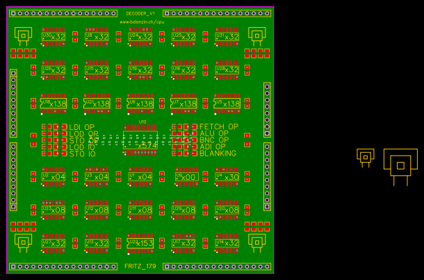 Homemade CPU Decoder - EasyEDA open source hardware lab