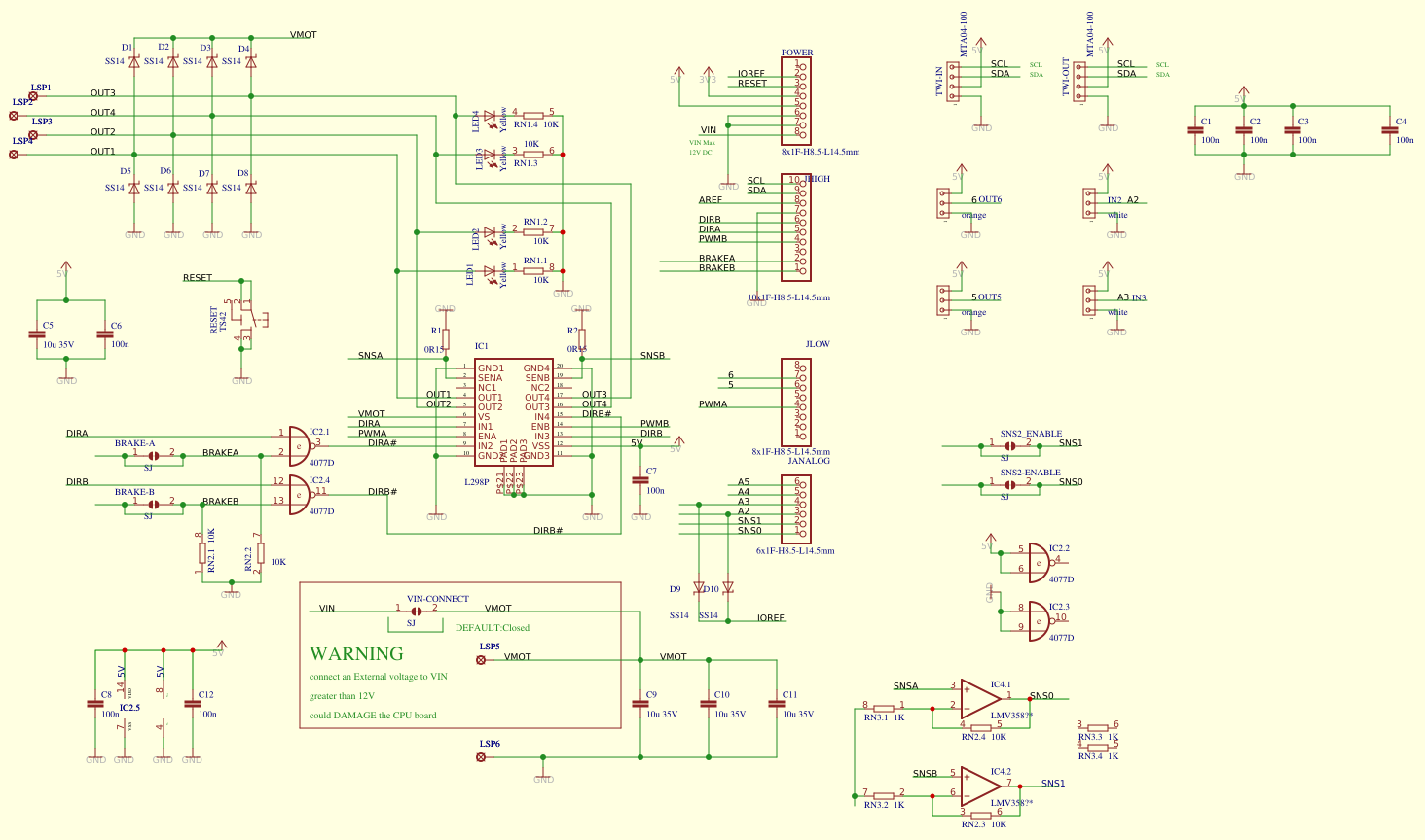 Arduino Motor Shield 1 Copy Platform For Creating And Sharing Projects Oshwlab