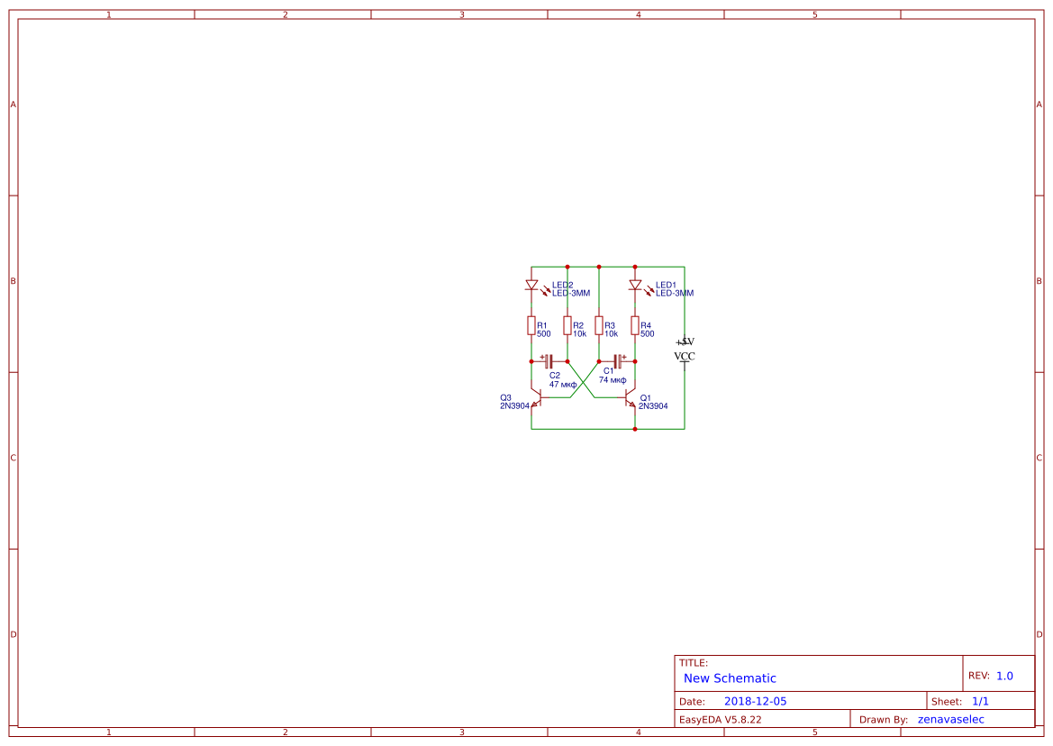 Multivibrator - EasyEDA open source hardware lab