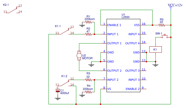Замок капота L293D - EasyEDA open source hardware lab
