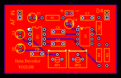 Digital Data DecoderPCB , for SI4735 DSP Receiver - OSHWLab