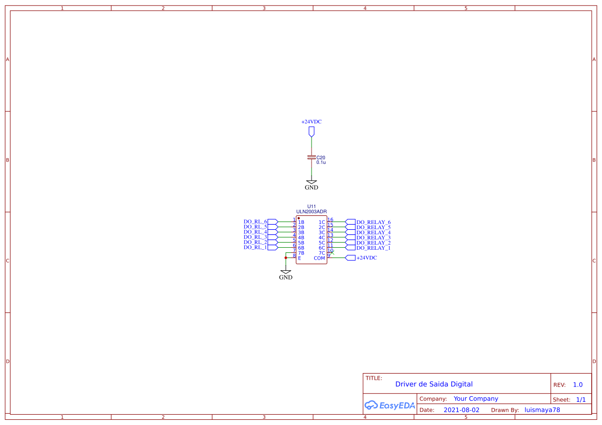 PLC - Mod-tech I/O 10266 - EasyEDA open source hardware lab