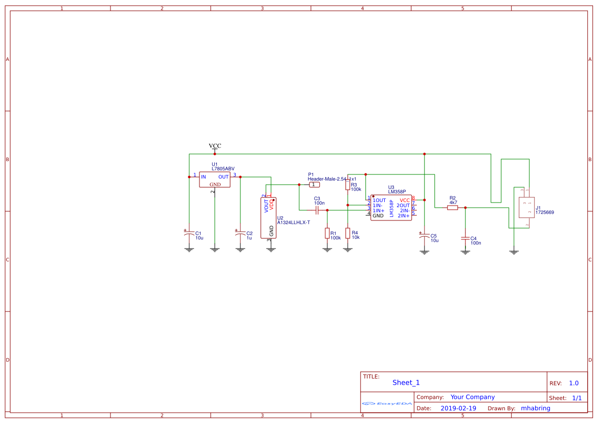 Hall Sensor Probe - EasyEDA open source hardware lab