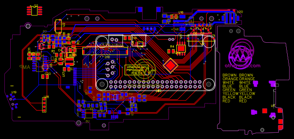 PSPi 4 PCB 2 - EasyEDA open source hardware lab