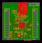 nrf52840 devboard - OSHWLab