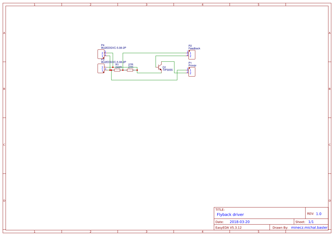Flyback driver - OSHWLab