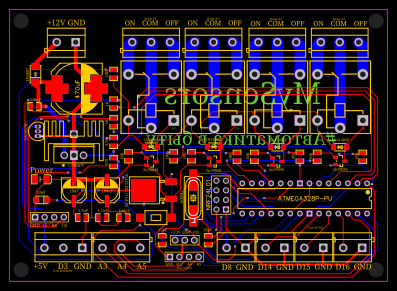 MySensors Relay 4CH 10A - EasyEDA open source hardware lab
