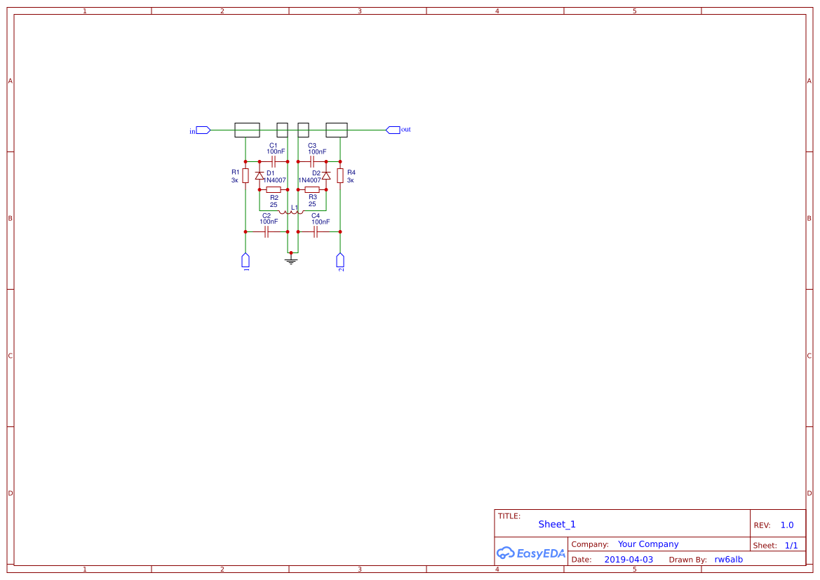 RA4LW 2019 RF-head - EasyEDA open source hardware lab