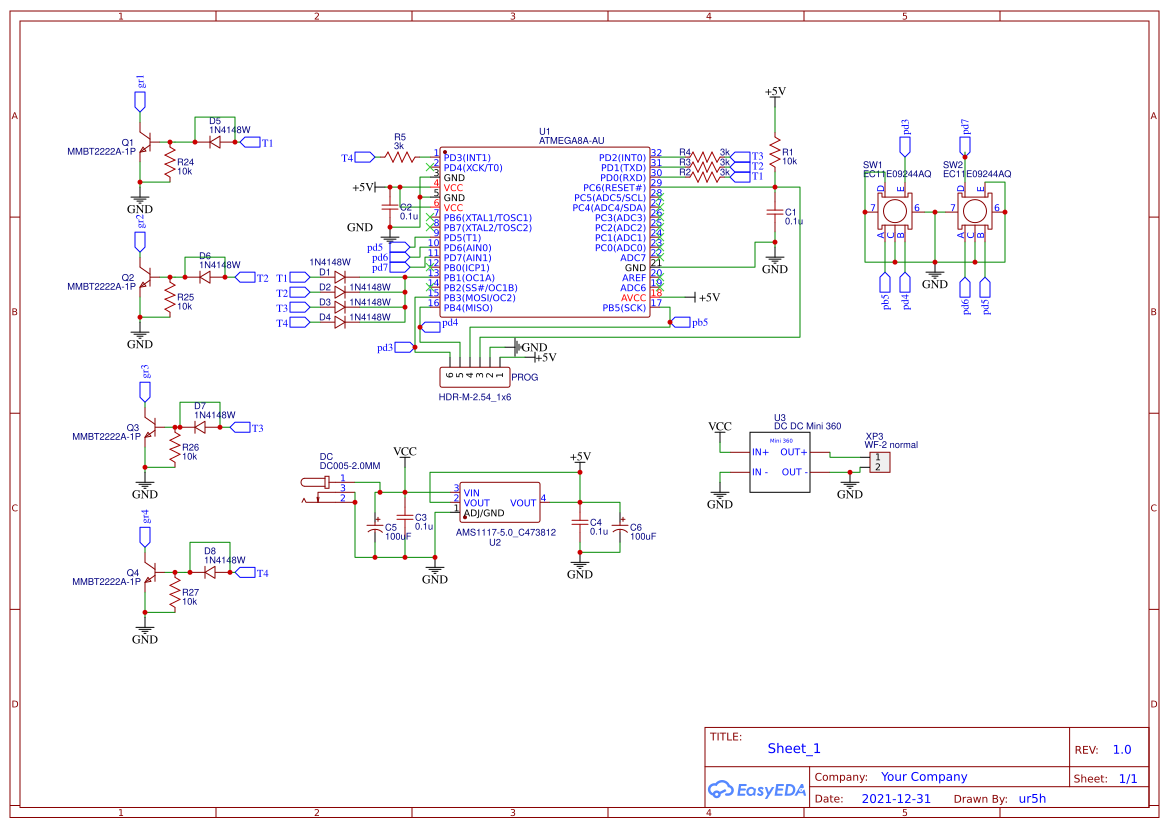 microscope light_atmega8 - OSHWLab