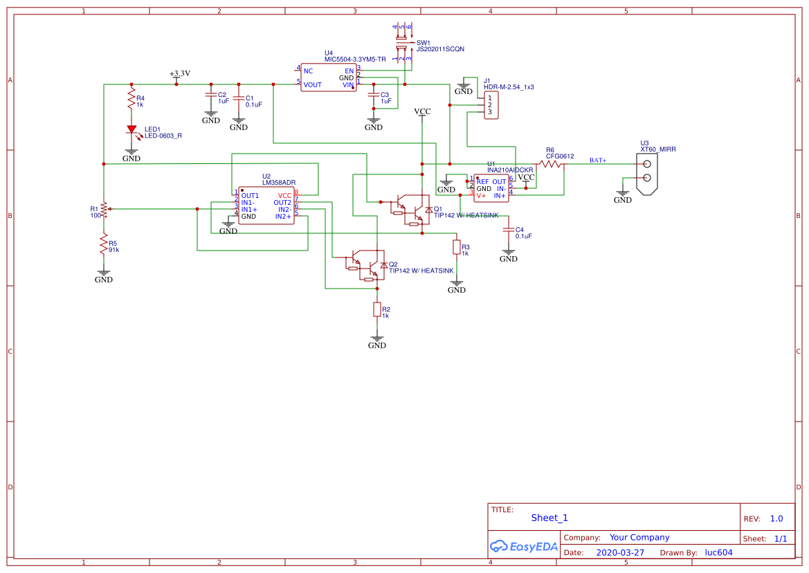 2x Constant Current Load - EasyEDA open source hardware lab