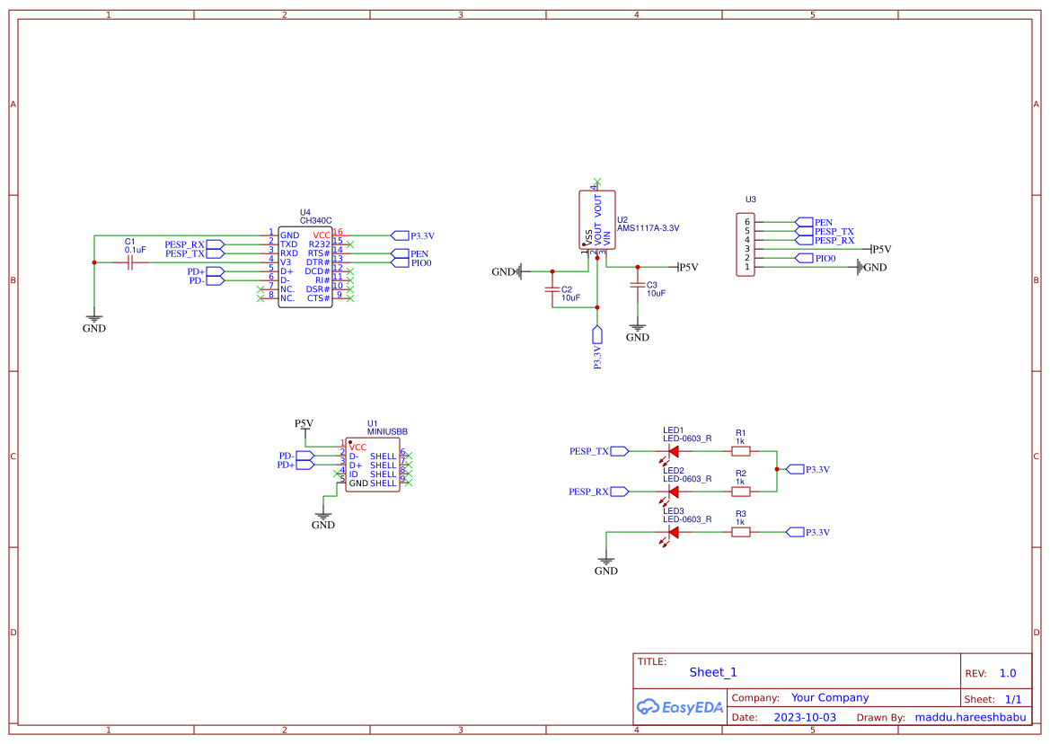 USB-UART - EasyEDA open source hardware lab