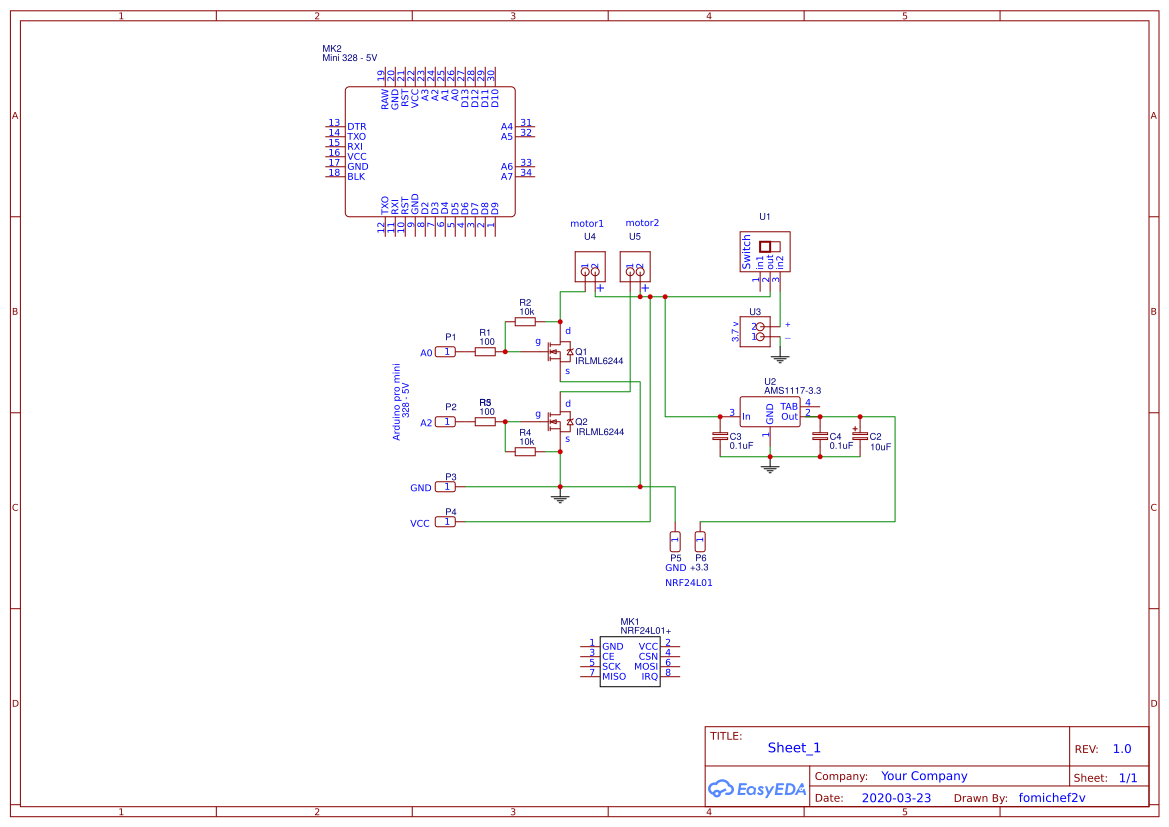 Arduino-RC-mosfet-2motor - Platform for creating and sharing projects - OSHWLab