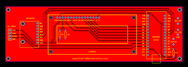 DIY Digital Distance, Area & Angle Meter - Arduino Project - EasyEDA ...