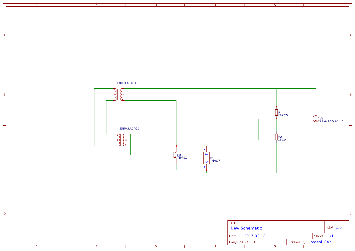 ESQUEMA ELETRICO PROJETO 1 - OSHWLab
