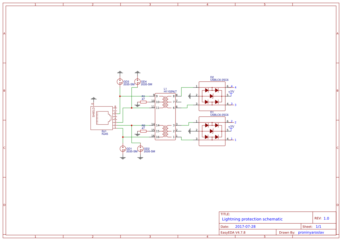Lightning protection - OSHWLab