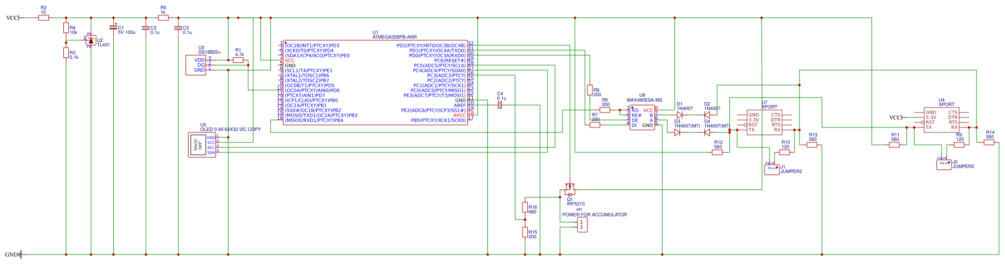 DS18B20 FOR RS-485 - EasyEDA open source hardware lab