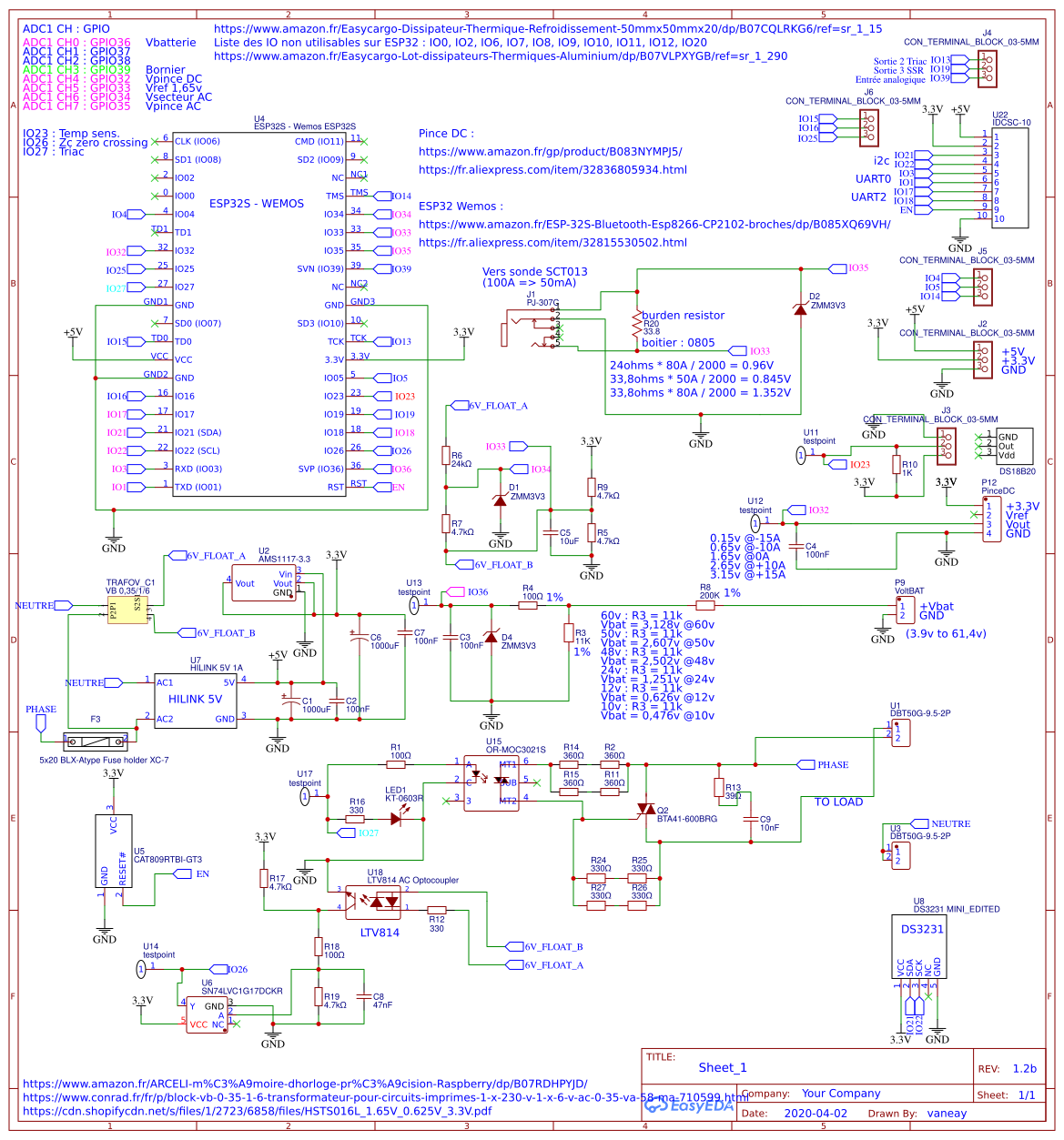routeur off grid mini singleboard v1.2b - EasyEDA open source hardware lab