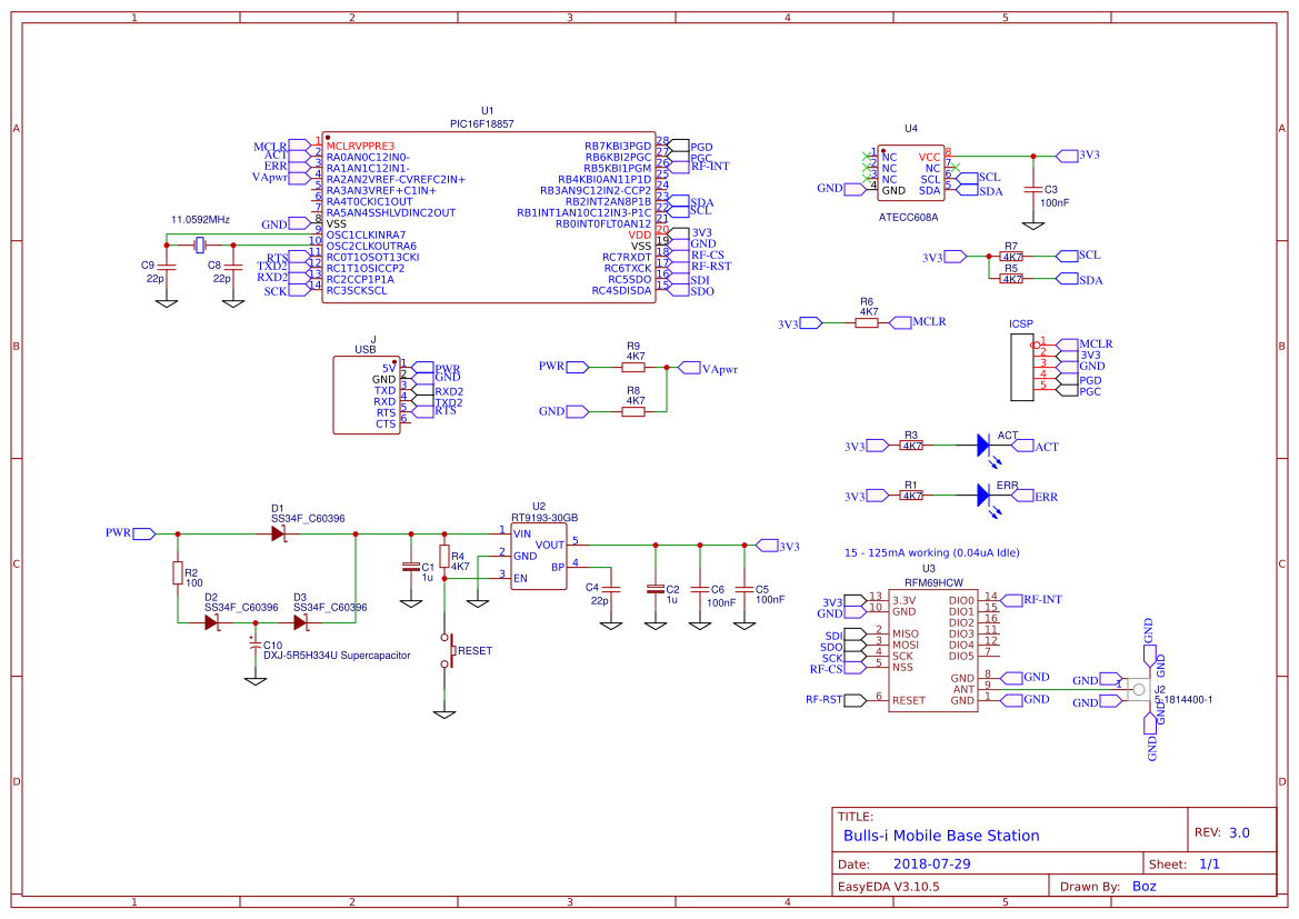 LORA Mobile BaseStation (USB/UART) - EasyEDA open source hardware lab