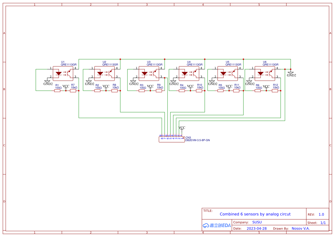 encoder on QRE1113GR for arduino - EasyEDA open source hardware lab