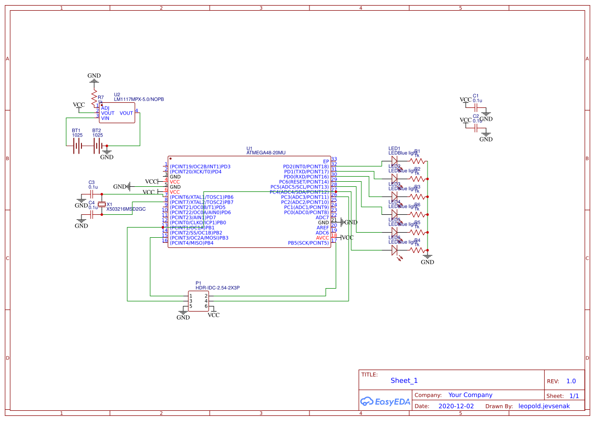 PCB business card - EasyEDA open source hardware lab