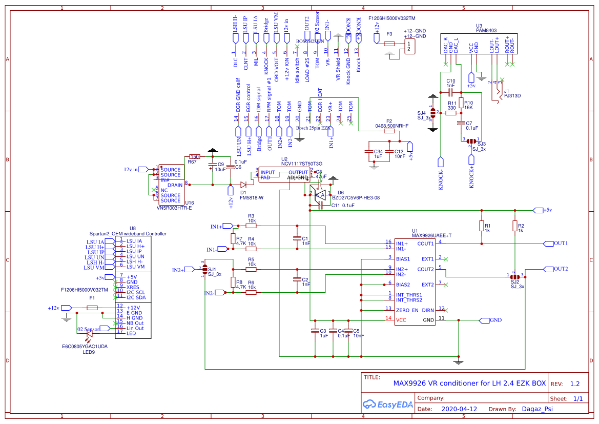 EZK VR conditioner 1.3 - EasyEDA open source hardware lab