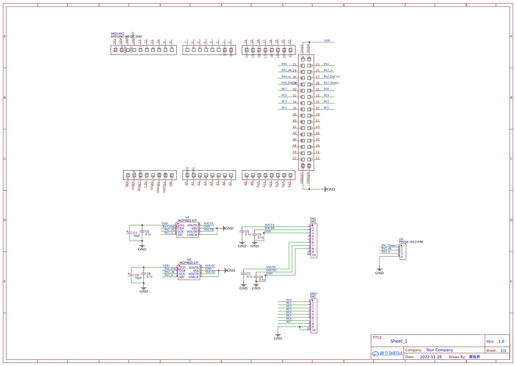 MCP4822 - EasyEDA open source hardware lab