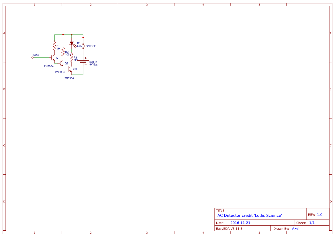 AC line detector - OSHWLab