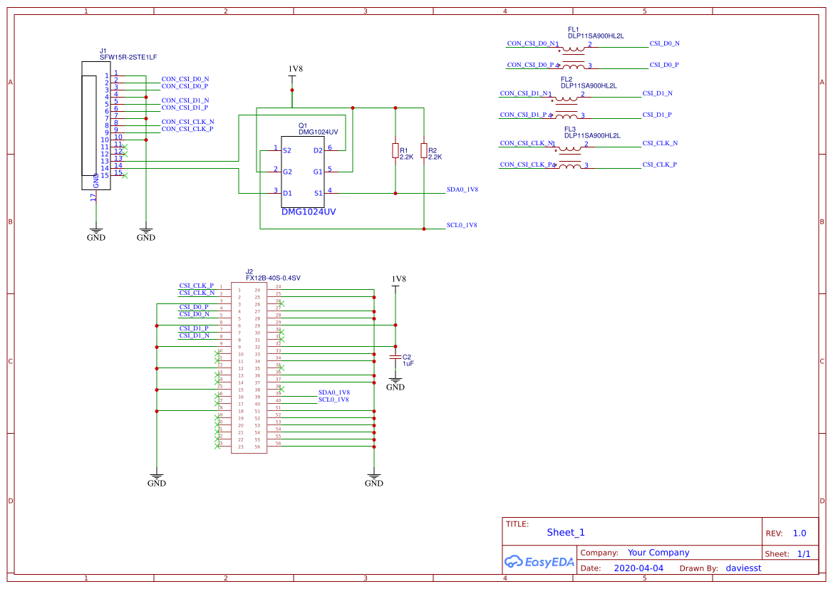 Lattice FPGA connector to Nano - OSHWLab
