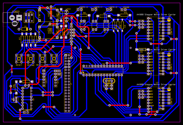 Placa de controle cnc - OSHWLab