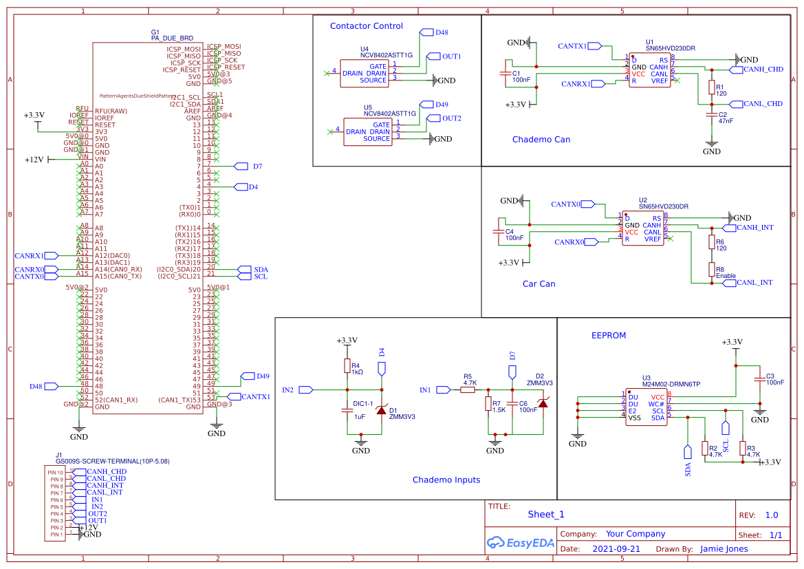 Arduino Due Chademo Shield - OSHWLab