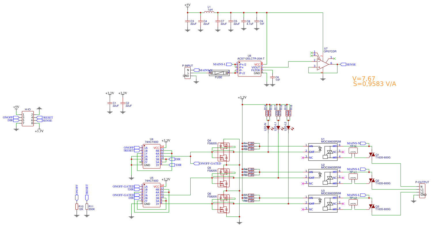 spihome-triac-module - EasyEDA open source hardware lab