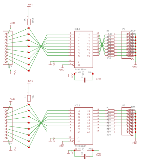 CNC LED Board - EasyEDA open source hardware lab